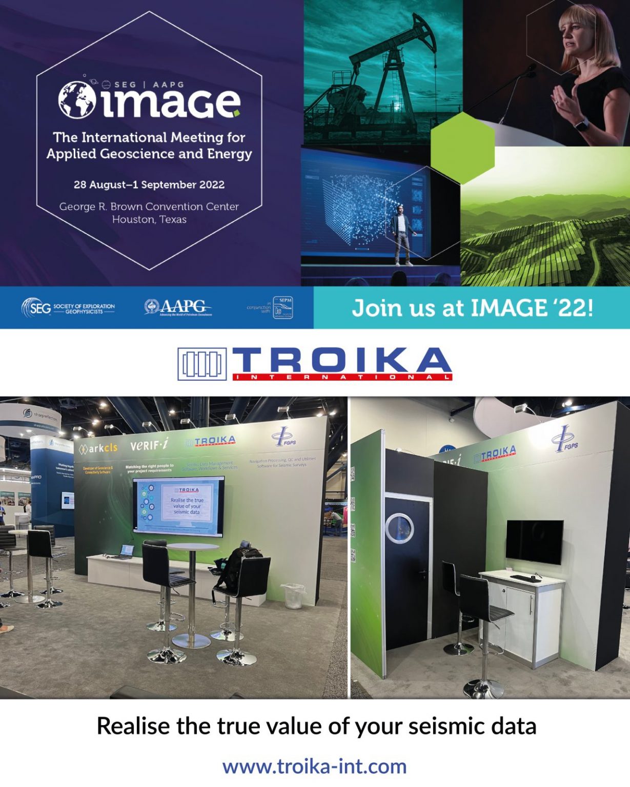 SEG / AAPG Image 2022 - Houston - Troika International